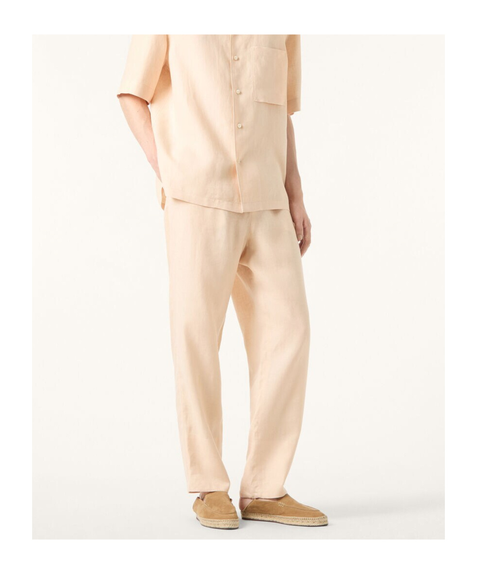 LORO PIANA Loro Piana Straight Leg Elastic Waist Trousers